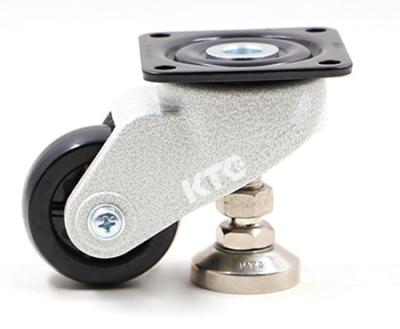 China Light Duty 55MM 800kg Adjustable Height Swivel Casters for Conveyor belt for sale