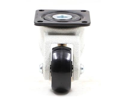China 150kg Urethane Retractable Leveling Casters Light Duty Swivel Casters for sale