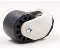 China Low Profile 670kg Polyurethane Swivel Casters With Stem Brake for sale
