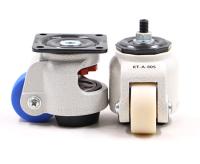 China wear resistance 540kg 3in Adjustable Levelling Castors Heavy Duty for sale