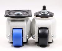 China 540KG Height Adjustable Castor Wheels 72mm Machine Leveling Casters for sale