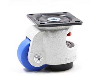 China 340KG 62mm Leveling Castor Wheels For Display Manufacturing Equipment for sale