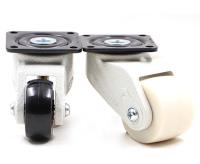 China Retractable Leveling 600kg Light Duty Caster Wheels High Tensile Strength for sale