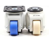 China Horizontal Adjustment 50mm Heavy Duty Leveling Casters 170kg With Leveling Foot for sale