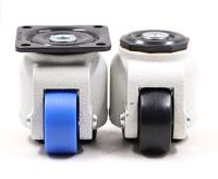 China 4EA 100kg-3000kg Retractable Leveling Casters Carbon Steel Seat Material: for sale