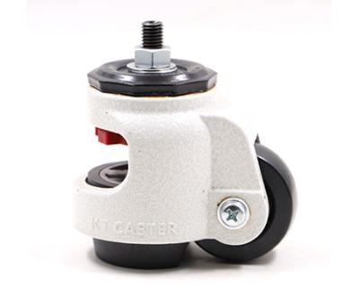 China Wear Resistance 62mm Height Adjustable Casters Heavy Duty 340KG for sale