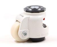 China Industrial polyurethane Leveling Stem Caster Heavy Duty Castors 500kg for sale