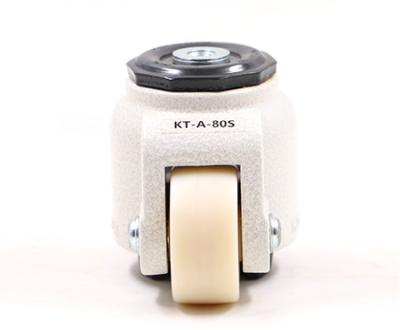 China 1.5inch Urethane Retractable Leveling Casters 360 Rotation All In One for sale
