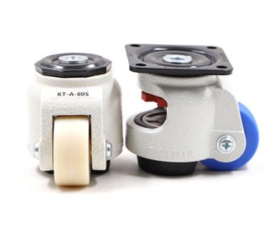 China Aluminum Alloy 120kg Retractable Leveling Machine Casters Anti Rust for sale
