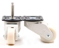 China Light Duty Nylon 800kg 3 inch locking caster wheels For Automation Equipment for sale