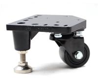 China PCB Equipment Fixed 63MM Locking Swivel Casters 600kg Aging Resistance for sale