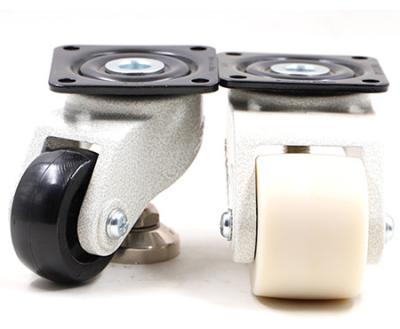 China Automation Equipment 76mm Adjustable Height Leveling Casters 800kg for sale