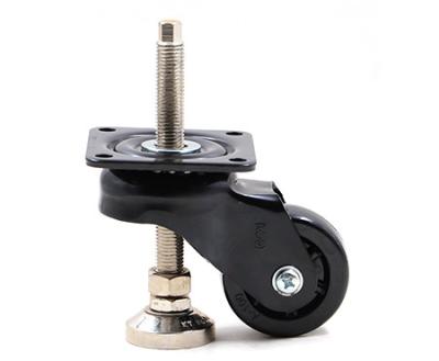 China Black Nylon6 670kg Universal Caster Wheels Rotation Flexibility for sale