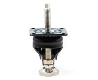 China Black Nylon6 670kg Universal Caster Wheels Rotation Flexibility for sale