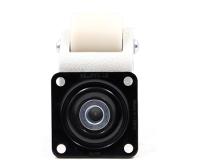 China Aluminum Alloy Body PA6 Swivel Universal Caster Wheels 800kg With Flange Brake for sale