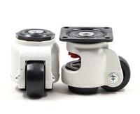 China Communication Machine Leveling Casters 42mm 1.5 Inch Swivel Caster 35KG for sale