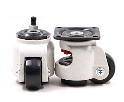 China Aluminum Alloy Swivel Leveling Outdoor Caster Wheels 120kg  Anti static for sale