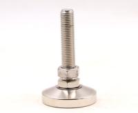 China Automatic facilities 127mm metal Adjustable Leveling Foot Vernickeln Treatment for sale