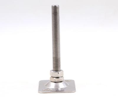 China Vernickeln Treatment S10C M20 Adjustable Feet Threaded Leveling Feet for sale