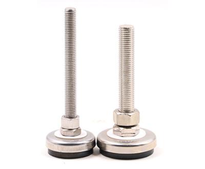 China Vernickeln Treatment M8 1.25 Leveling Feet Machine Adjustable Feet for sale