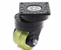 China 800kg-1800kg Automatic Boot Car 8 Inch AGV Casters Steel 45 for sale