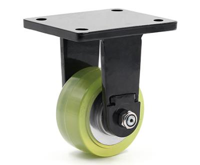 China Automatic Guided Vehicle Polyurethane Heavy Duty Wheels 400kg 100mm for sale