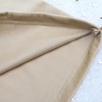 China Beige Velvet Drawstring Dust Proof Bag Custom Logo for Handbag 30x40cm for sale