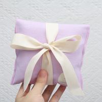 China Cotton Canvas Envelope Bag 6x8 8x10 Inch Jewelry Perfume Dust Packaging with Ribbon Bow for sale