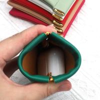 China Custom Size Colorful PU Leather Pouch with Screen Printing Drawstring Jewelry Gift Storage Bag 10x15cm for sale
