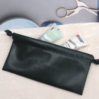 China Custom Logo Soft PU Leather Drawstring Pouch 4x6 Inch Skincare Makeup Lipstick Packaging Waterproof for sale
