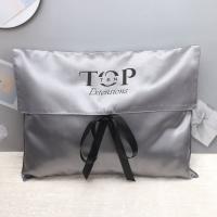 China Custom Logo Printed Satin Clothes Packaging Envelope Pouch Dust Bag 4x6 8x10 Inch for sale