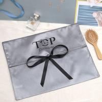 China Custom Logo Printed Satin Clothes Packaging Envelope Pouch Dust Bag 4x6 8x10 Inch for sale