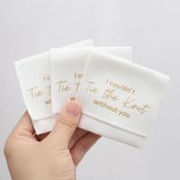 China Custom Logo Printed Brush Canvas Envelope Jewelry Pouch for Earring Necklace 20x15cm for sale