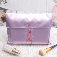 China Custom Logo Thick Satin Envelope Bag Clothes Handbag Hat Packaging for sale