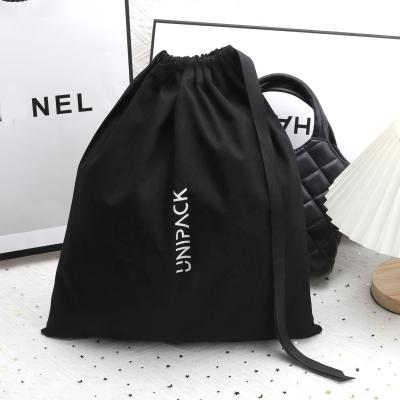 China Custom Cotton Twill Dust Bag Drawstring Handbag Reusable 30cm x 30cm for sale