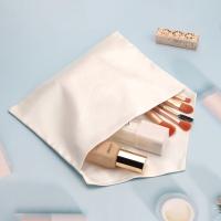 China Custom Printed Satin Gift Pouch Reusable Soft Silk Bag 20x15cm Luxury Packaging for sale