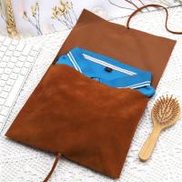 China Square Suede Envelope Dust Bag Customized Silk Screening Printing for sale