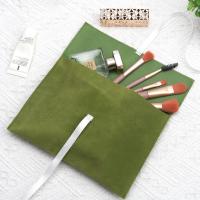 China Thick Luxury Velvet Envelope Pouch 20x15 cm Custom Logo Printed Dust Bag for sale