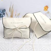 China Custom Cotton Twill Envelope Dust Bag 12x16 Inch Logo Printed Clothing Packing for sale