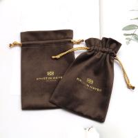 China Custom Velvet Drawstring Dust Bag 4x6 inch ODM OEM Soft Gift Pouch with Logo Printing for sale