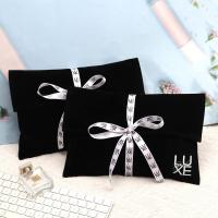 China Custom Logo Velvet Envelope Dust Bag 30x20 cm for Handbag Storage for sale