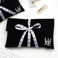 China Custom Logo Velvet Envelope Dust Bag 30x20 cm for Handbag Storage for sale