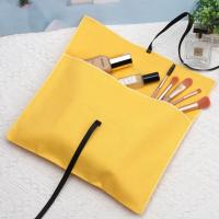 China Custom Cotton Twill Envelope Bag with Ribbon Logo 8x10 Inch Recyclable Washable for sale