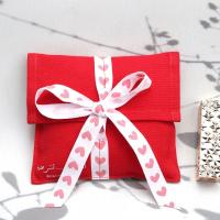 China Custom Logo Cotton Canvas Envelope Dust Bag for Jewelry Packaging 20x15cm for sale