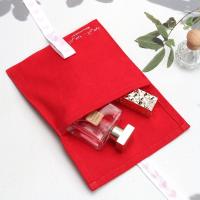 China Custom Logo Cotton Canvas Envelope Dust Bag for Jewelry Packaging 20x15cm for sale