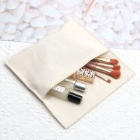 China Natural Cotton Canvas Envelope Pillow Pouch Dustproof Bag with Flap 40x50cm for sale
