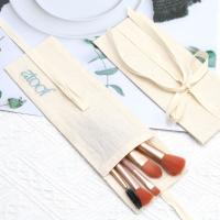 China Custom Cotton Muslin Envelope Gift Dust Bag 10x22 cm for Luxury Jewelry Cosmetic Packaging for sale