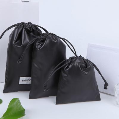 China Soft PU Leather Drawstring Dust Bag for Sunglasses Custom Logo 4x6 Inch for sale