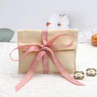 China Custom Herringbone Cotton Twill Envelope Dust Bag for Handbag Jewelry Packing 4x6 5x7 Inch for sale