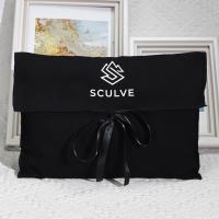 China Custom Cotton Twill Envelope Pouch 30x20 cm with Logo for Clothing Packaging for sale